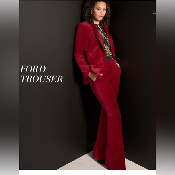 CAbi | Pants & Jumpsuits | Cabi 4625 Limited Edition Red Velvet Ford ...